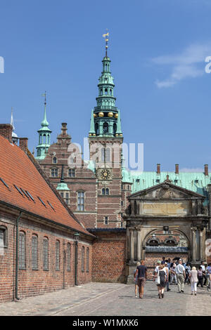 Castle Fredriksborg Slot in Hillerød, Island of Zealand, Scandinavia ...
