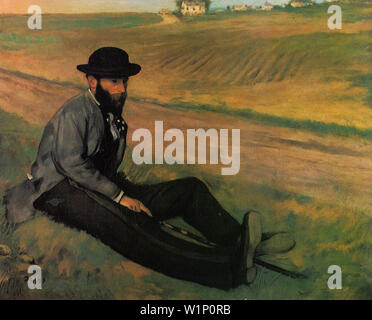 Eugene Manet 1874 by Edgar Degas Stock Photo - Alamy
