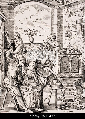 Goldsmith 16th Century Stock Photo - Alamy