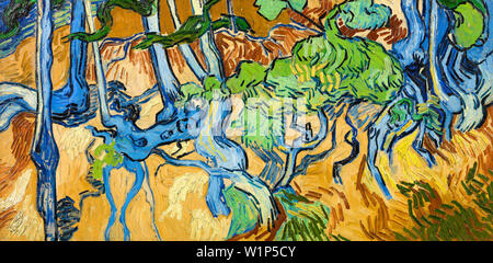 Vincent van Gogh Tree roots Stock Photo - Alamy