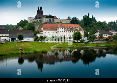 river Regen, Reichenbach Monastery, Reichenbach (Landkreis Cham Stock ...