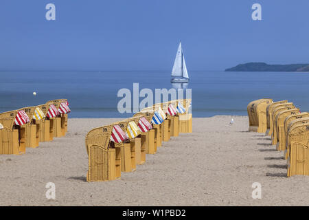 Beach in Travemünde, Hanseatic City of Lübeck, Schleswig-Holstein ...