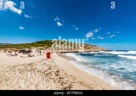 beach at Carla Torta with famous fish restaurant, near Arta, Mallorca ...