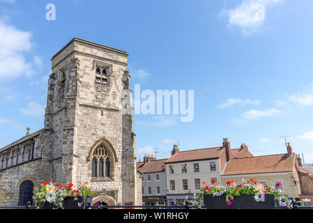 St Michael's Church in Malton, North Yorkshire, United Kingdom. The ...