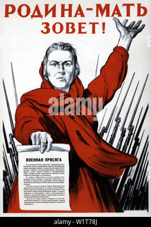 Soviet propaganda poster Operation Barbarossa - German Invasion of ...