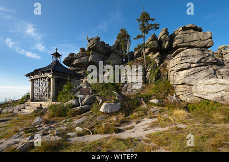 Bischof-Neumann-Kapelle at Hochstein, Dreisessel mountain, Bavarian ...
