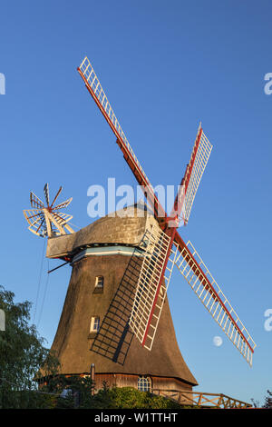 Windmill Handorfer Mühle in Handorf, Lower Saxony, Northern Germany ...