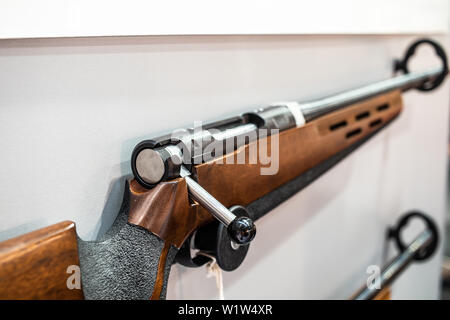 Poznan, Poland, Feb 2019 Weihrauch rifles, sporting firearms ...
