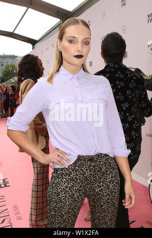 Marie von den Benken attends the Marc Cain fashion show during Berlin ...