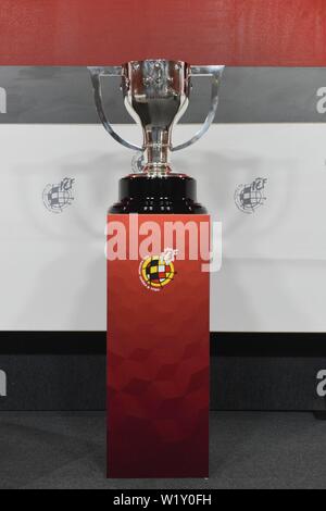 LA COPA DE LA LIGA DURANTE EL SORTEO DEL CAMPEONATO NACIONAL DE LIGA ...