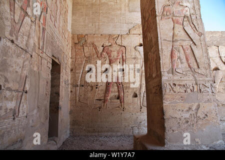 Ancient temple Abydos in Sahara desert, Egypt Stock Photo - Alamy