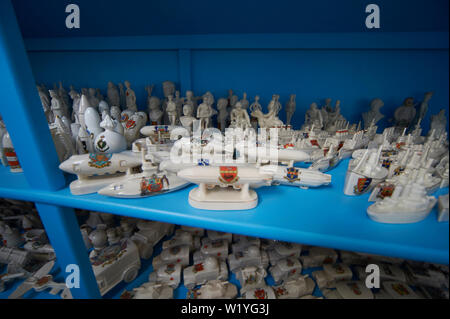 A large commercial collection of Goss pottery, otherwise known as ...