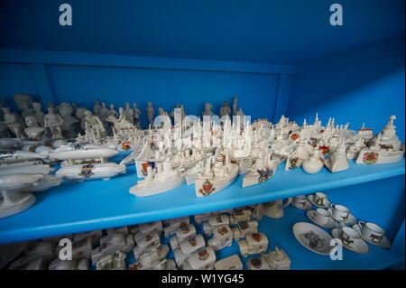 A large commercial collection of Goss pottery, otherwise known as ...