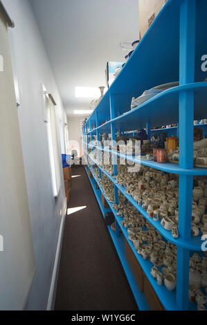 A large commercial collection of Goss pottery, otherwise known as ...