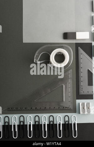 office style composition with stationary objects Stock Photo - Alamy