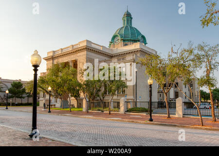Classical vintage Volusia County Courthouse in DeLand Florida with ...