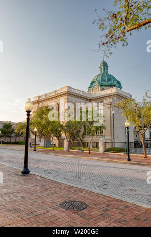 Classical vintage Volusia County Courthouse in DeLand Florida with ...