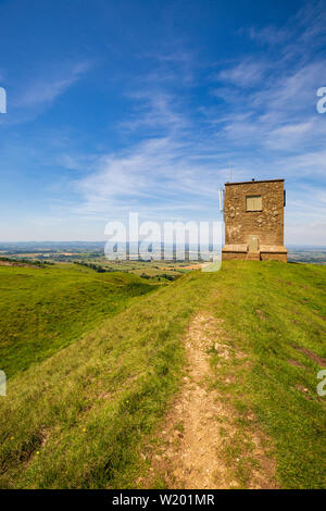 Parson's Folly on top of the earthworks of Kemerton Camp Iron Age fort ...