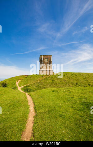 Parson's Folly on top of the earthworks of Kemerton Camp Iron Age fort ...