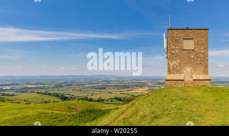 Bredon Tower on Bredon Hill, Kemerton, Pershore, Worcestershire England ...