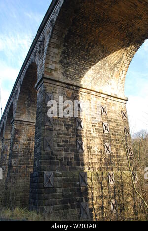 Uppermill viaduct Lancashire UK Stock Photo - Alamy
