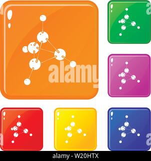 Methanol icons set 9 vector Stock Vector Image & Art - Alamy