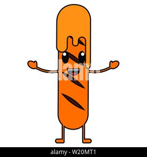 Delicious Fast food cartoon object Stock Vector Image & Art - Alamy