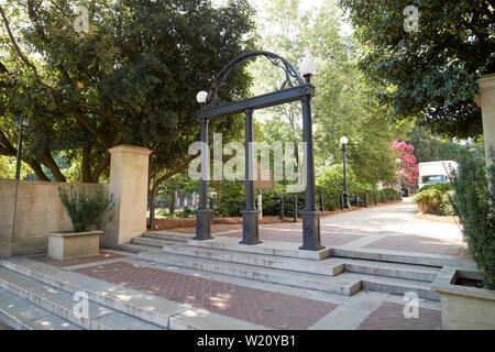 The Georgia Arch, University of Georgia, Athens, Georgia, USA Stock ...
