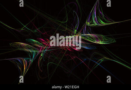 Color of waving smoke in the abstract background. Illustration wave ...