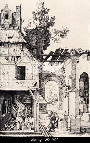 The Nativity 1504 Albrecht Dürer German. The Nativity 391120 Stock ...