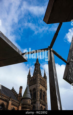 The signature gothic bell tower at Bute Hall at the University of ...