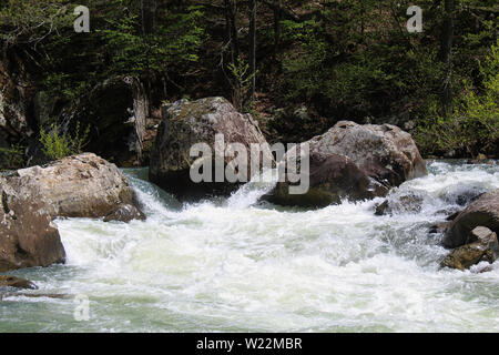 Clark Creek in the Ozark Mountains in Northwest Arkansas Stock Photo ...