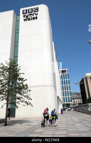 New BBC Cymru Wales building, Central Square, Cardiff, South Wales, UK ...