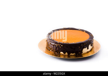 San Marcos or Massini cake isolated on white background. Top view Stock ...