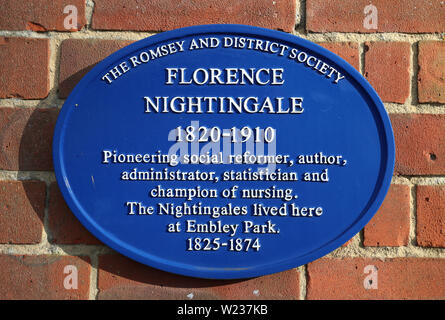 Embley Park, Hampshire, home of Florence Nightingale's family ...