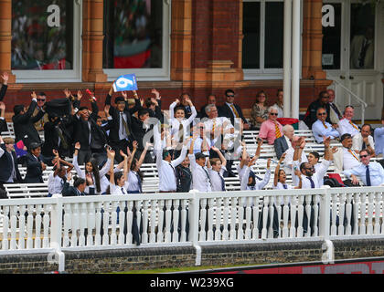 Members of the MCC at Lords Cricket ground St Johns Wood London wear ...