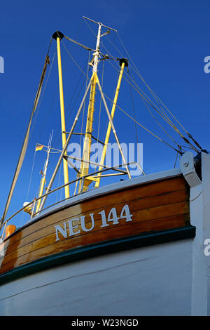 neuharlingersiel, germany - june 05, 2013; a typical german cutter ...