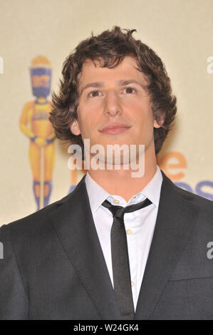 Andy Samberg at the 2009 MTV Movie Awards, held at the Gibson ...