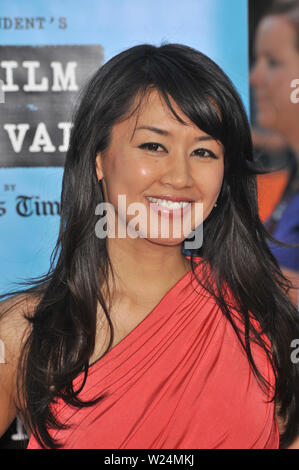 Eriko Tamura at the 2009 Los Angeles Film Festival closing-night ...