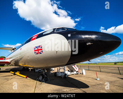 Hawker Siddeley Trident 3 airliner Stock Photo - Alamy