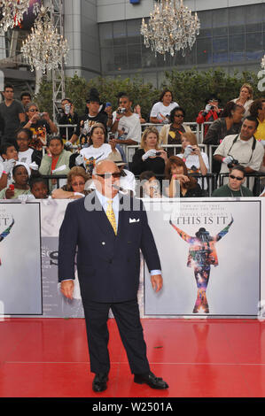 Frank DiLeo at the premiere of Michael Jackson's This Is It at the ...