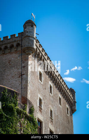 Castelldefels castle in Barcelona, ,Catalonia, Spain Stock Photo - Alamy