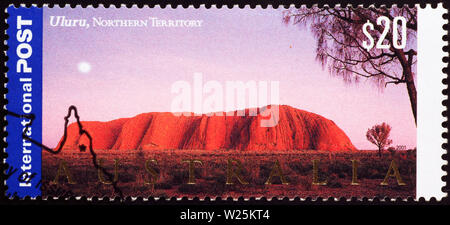 Australia Postage Stamp, Uluru, Ayers Rock Stock Photo - Alamy