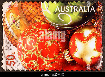 Christmas, postage stamp, Australia Stock Photo - Alamy