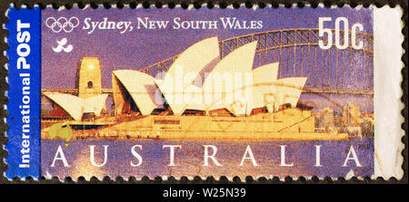 Sydney opera house, postage stamp, Australia Stock Photo - Alamy