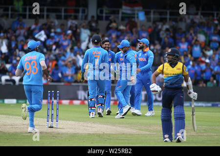 Players of India celebrate during the ICC Women's Cricket World Cup ...