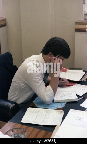 Office Manager 1970s Stock Photo - Alamy
