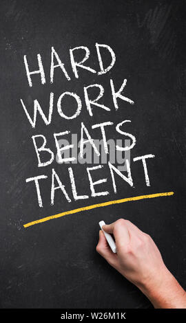 Word writing text Hard Work. Business photo showcasing always putting a ...