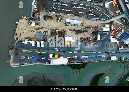 Port of Anchorage, Anchorage, Alaska, USA Stock Photo - Alamy