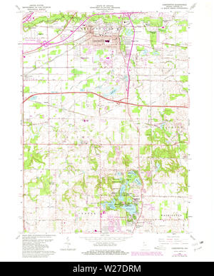 Chesterton, Indiana, map 1962, 1:24000, United States of America by ...